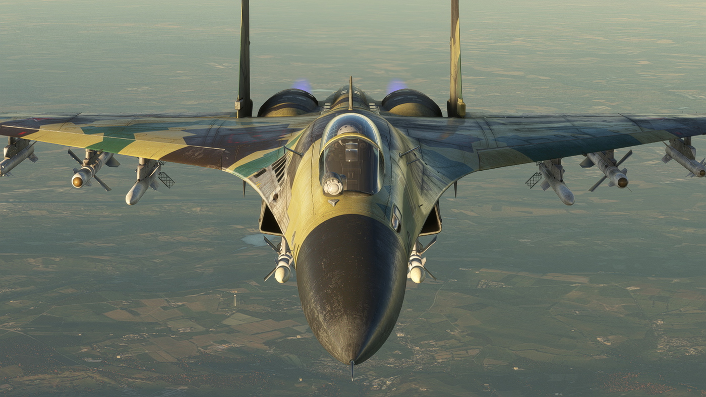 DC Designs SU-27 Flanker "Splinter Camo" für Microsoft Flight Simulator ...