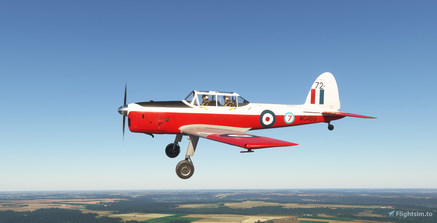 De Havilland Canada DHC-1 Chipmunk F-AZKE のために Microsoft Flight Simulator | MSFS