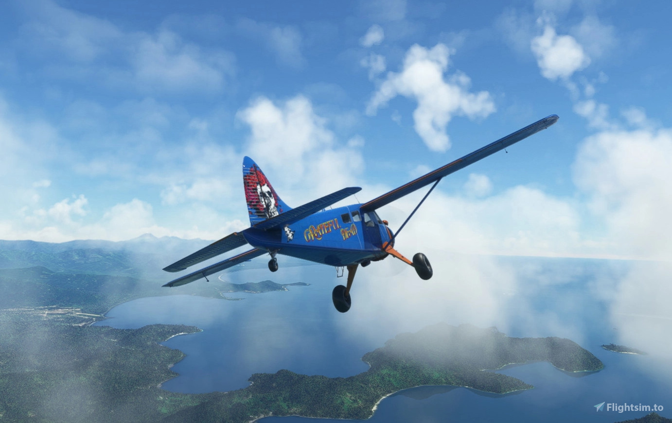 de Havilland Canada DHC-2 Beaver "Bertha" Grateful Dead Livery for ...