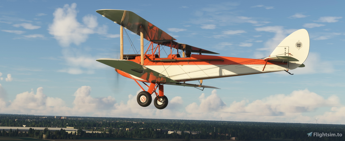 de Havilland DH-60 Gipsy Moth N168G のために Microsoft Flight Simulator | MSFS