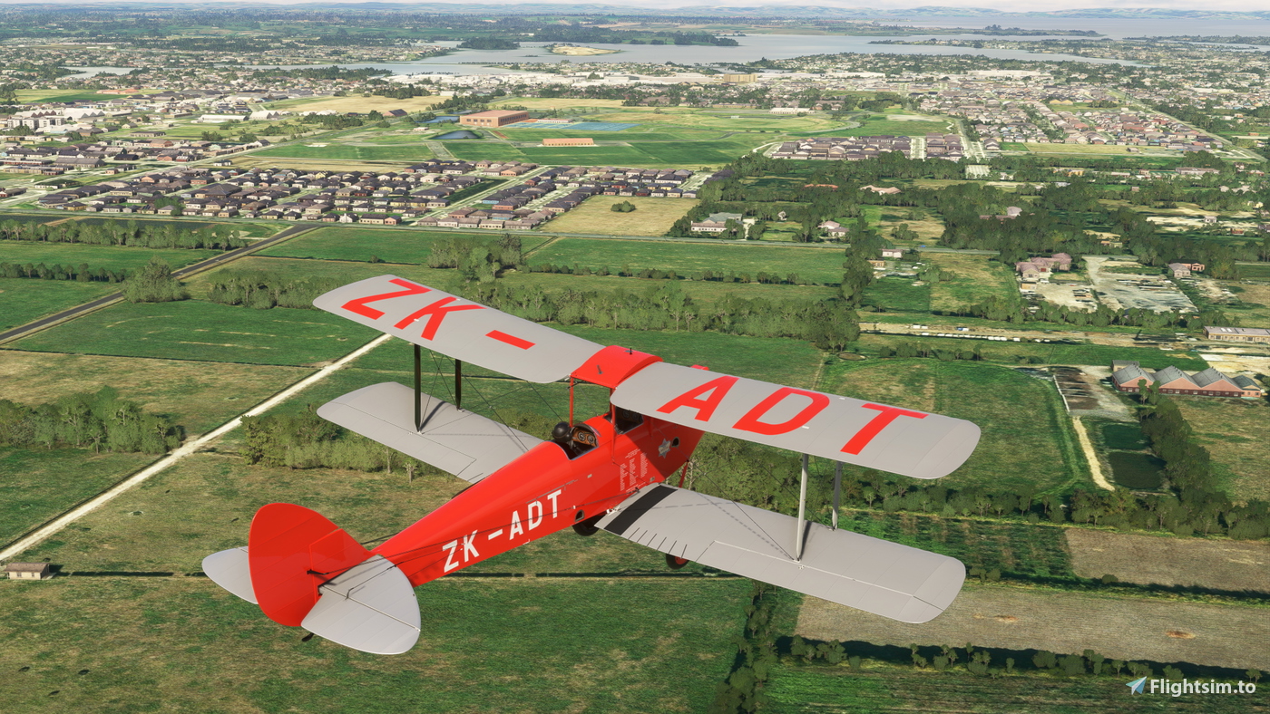 de Havilland DH-60 Gipsy Moth ZK-ADT 对于 Microsoft Flight Simulator | MSFS
