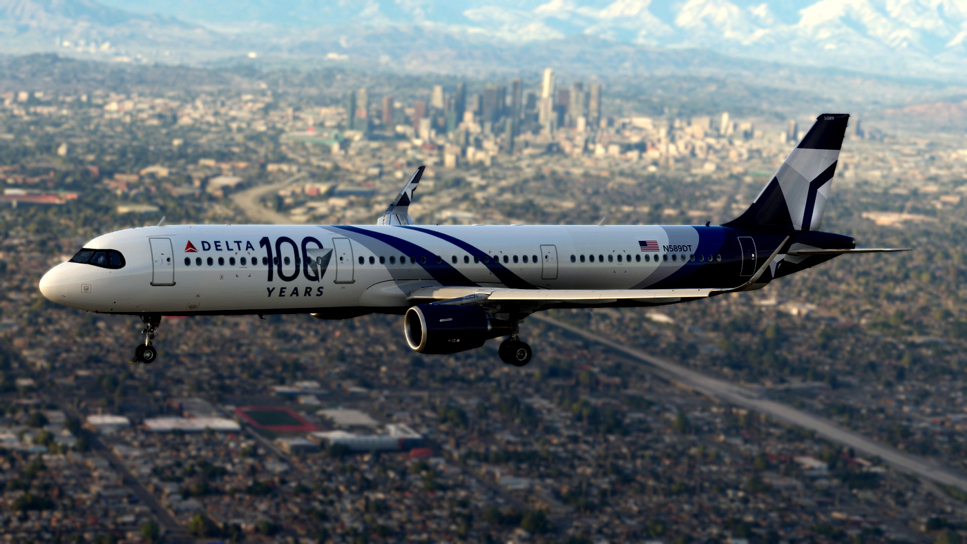 Delta "100 Years" | N589DT | Fenix A321 CFM SL | 4K for Microsoft ...