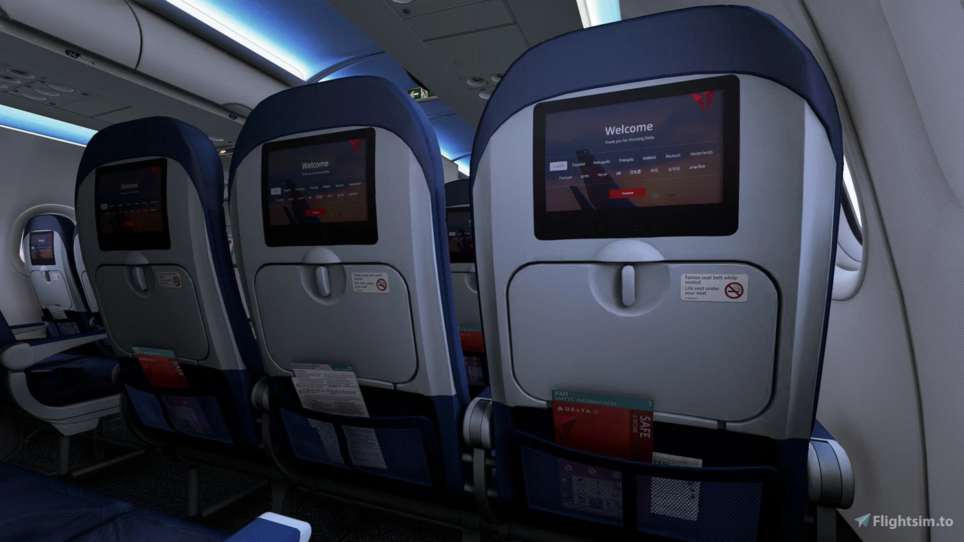 Delta Air Lines | Pack | w/Cabin | Fenixsim A321SL for Microsoft Flight ...