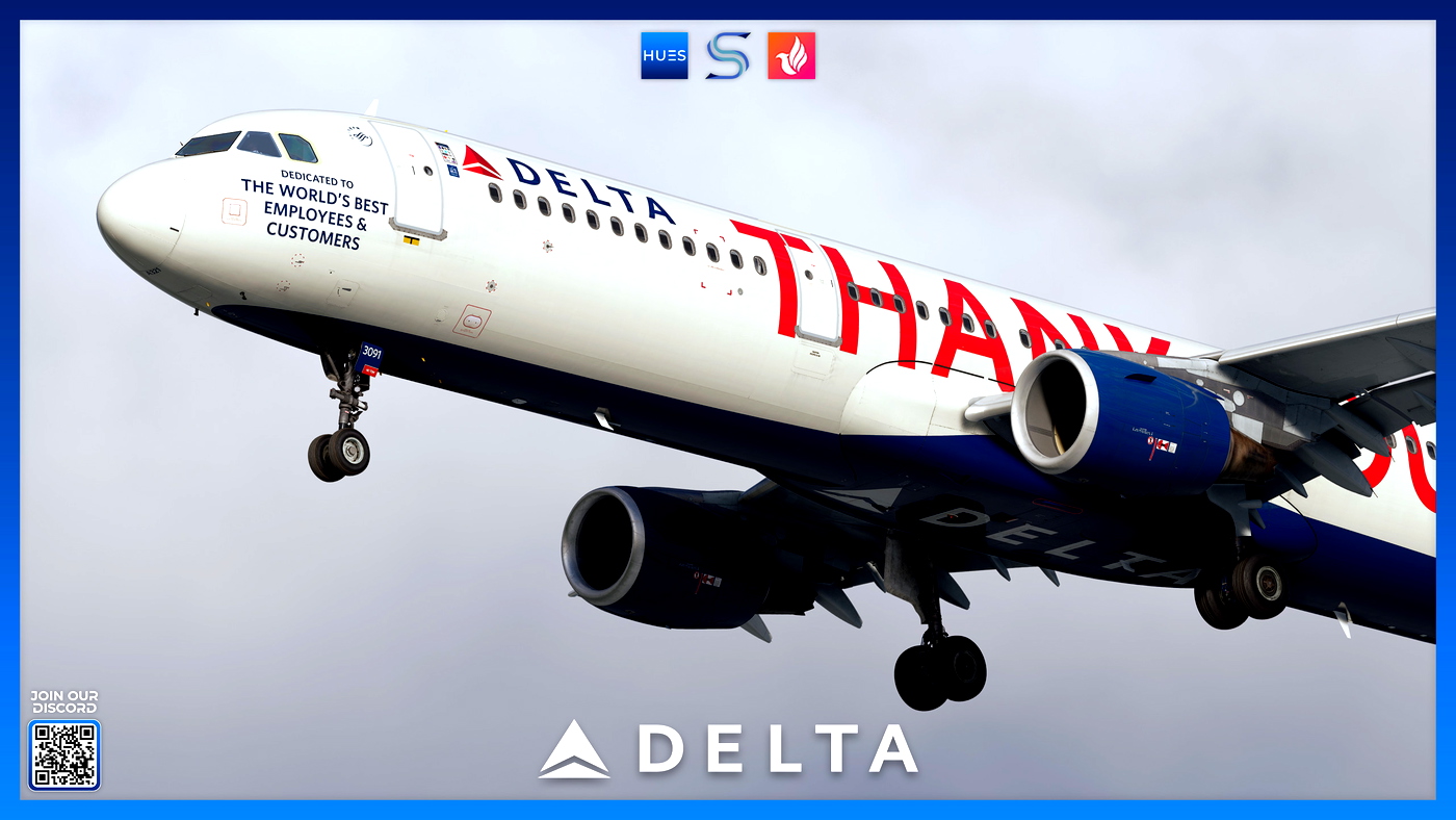 Threads - Delta Air Lines Livery Pack | Fenix A321 | 8K & 4K for ...