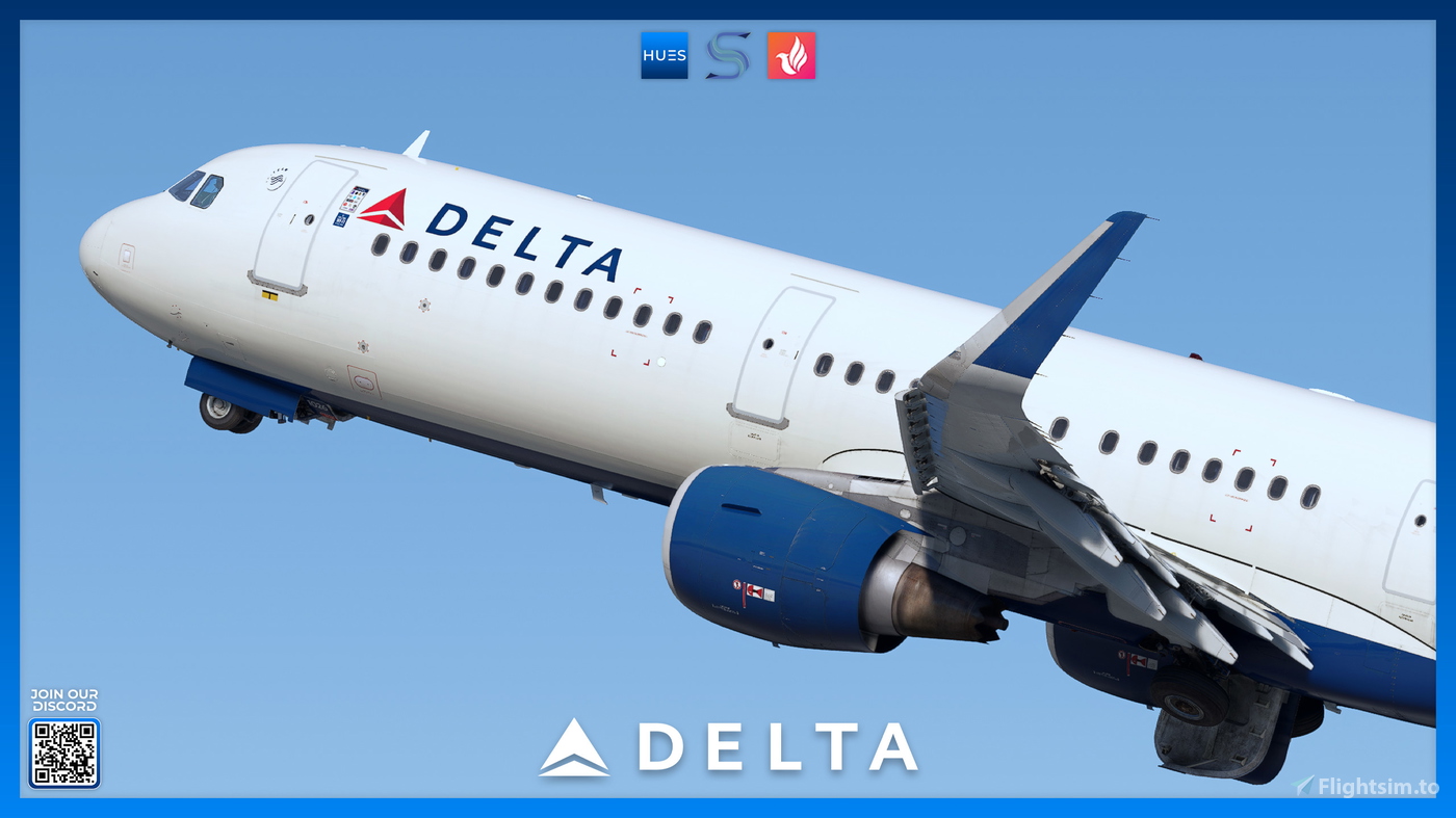 Delta Air Lines Livery Pack | Fenix A321 | 8K & 4K for Microsoft Flight ...