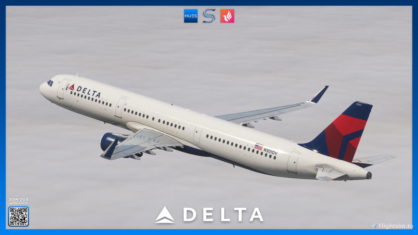Delta Air Lines Livery Pack | Fenix A321 | 8K & 4K 对于 Microsoft Flight ...