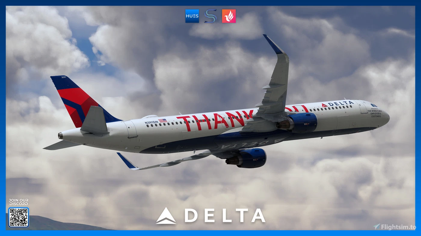 Delta Air Lines Livery Pack | Fenix A321 | 8K & 4K pour Microsoft ...