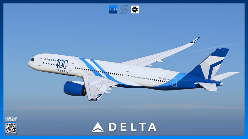 Delta Air Lines N527DN '100 Years' w/ Cabin | iniBuilds A350 | 8K & 4K ...