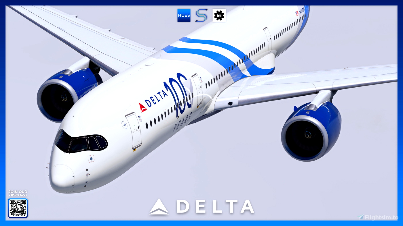 Delta Air Lines N527DN '100 Years' w/ Cabin | iniBuilds A350 | 8K & 4K ...