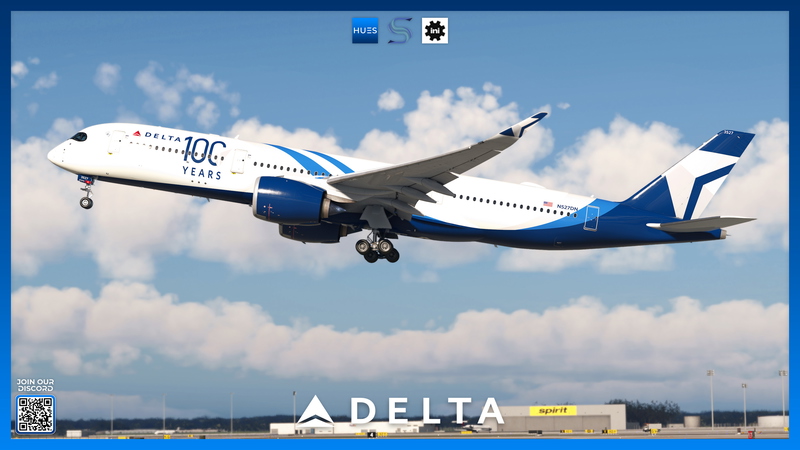 Delta Air Lines N527DN '100 Years' w/ Cabin | iniBuilds A350 | 8K & 4K ...