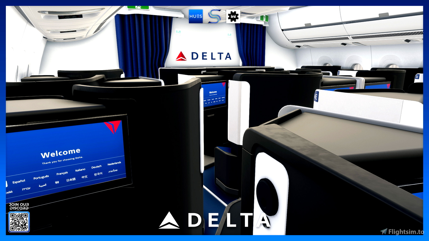 Threads - Delta Air Lines N527DN '100 Years' w/ Cabin | iniBuilds A350 ...