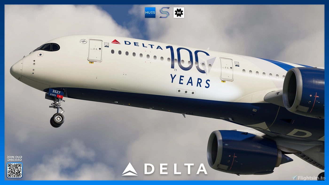 Delta Air Lines N527DN '100 Years' w/ Cabin | iniBuilds A350 | Smart ...