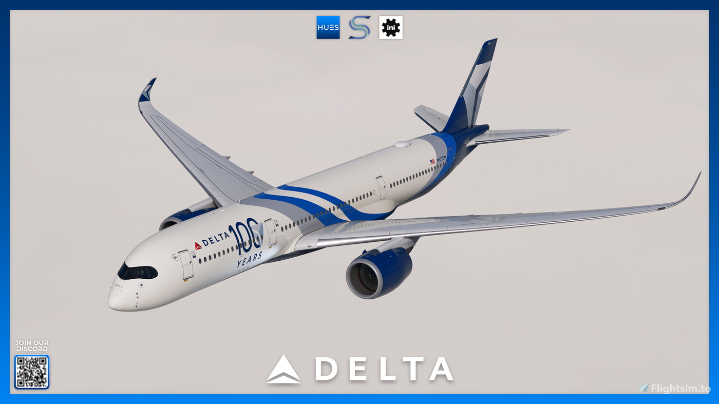 Delta Air Lines N527DN '100 Years' w/ Cabin | iniBuilds A350 | Smart ...
