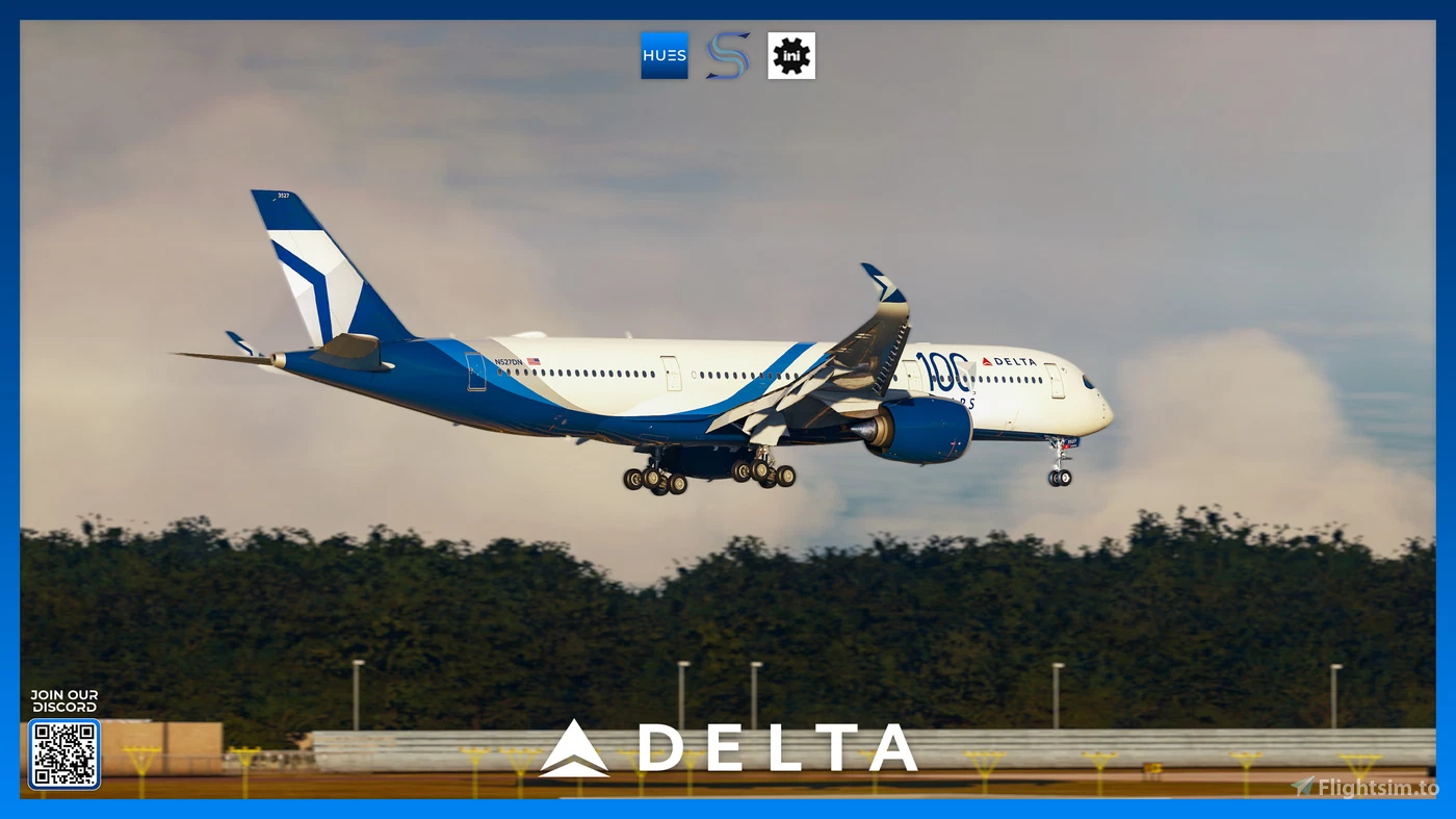Delta Air Lines N527DN '100 Years' w/ Cabin | iniBuilds A350 | Smart ...