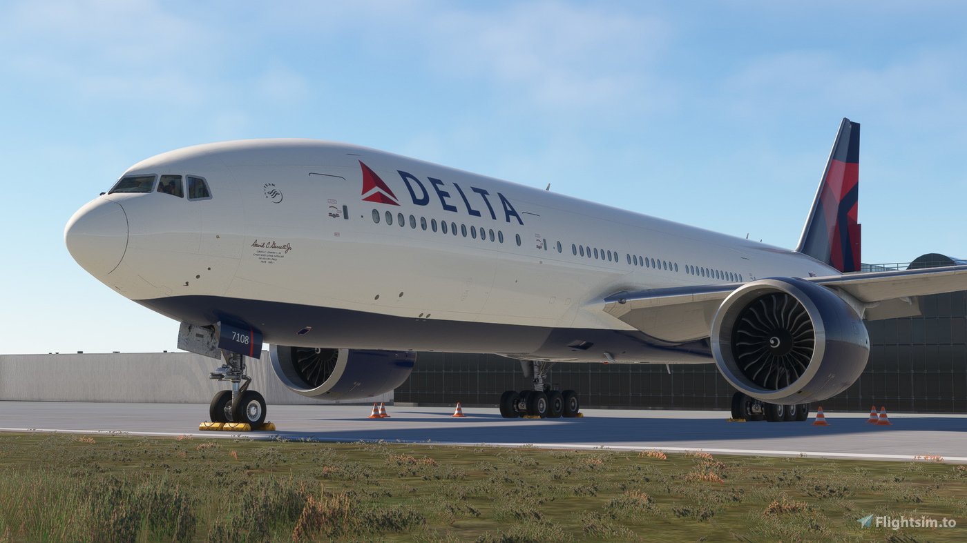 Delta Airlines Boeing 777-200LR Pack [Retired Revival] 对于 Microsoft ...