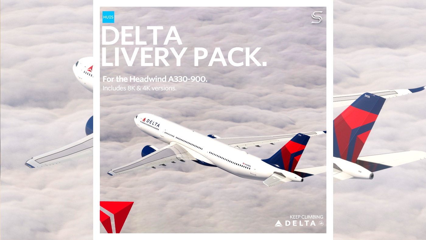 Threads - Delta Air Lines Fleet Pack | Headwind A330NEO | 8K & 4K for ...