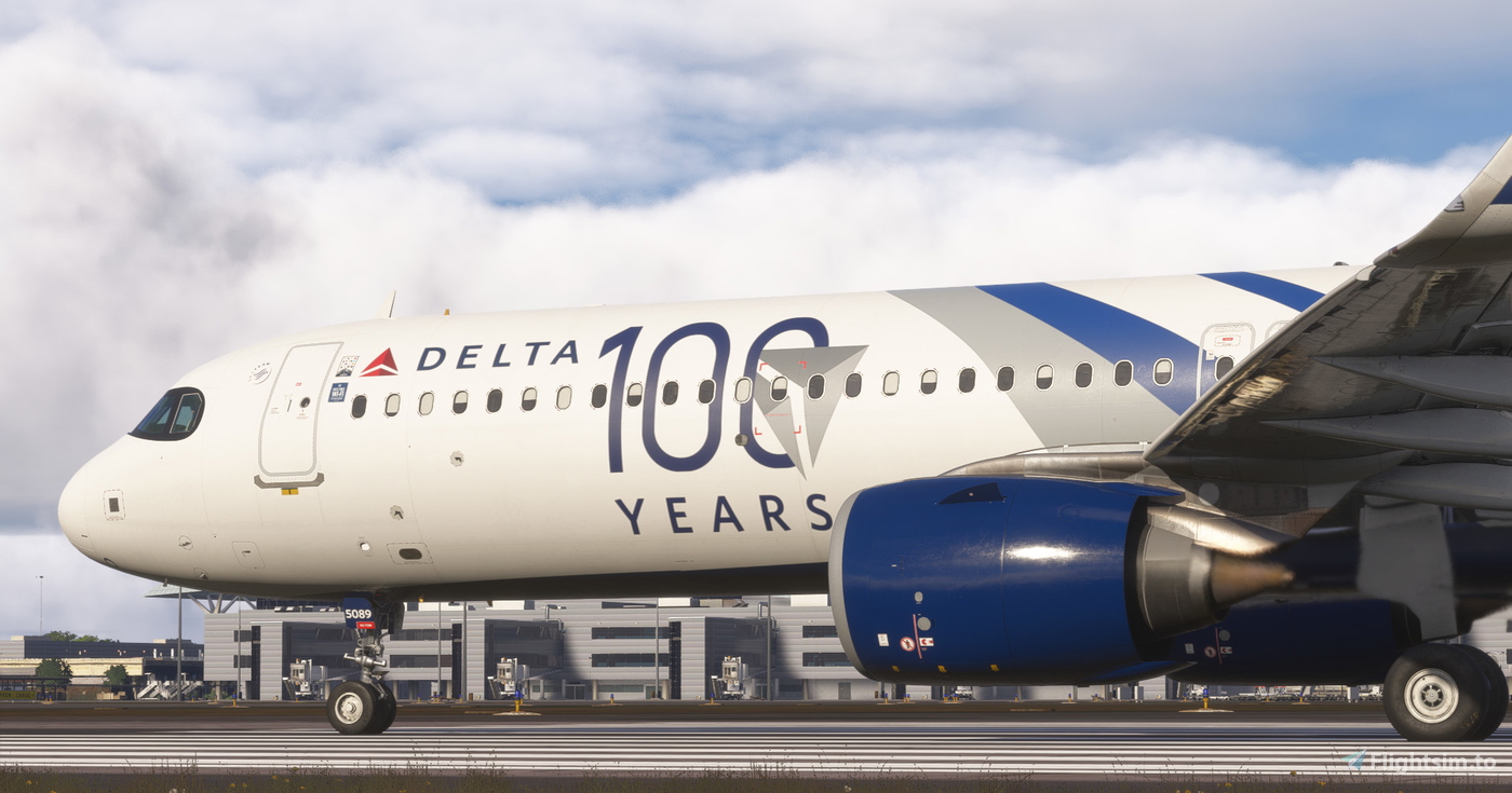Delta Airlines N589DT "100 Years" | iniBuilds A321LR | 8K w/cabin a ...