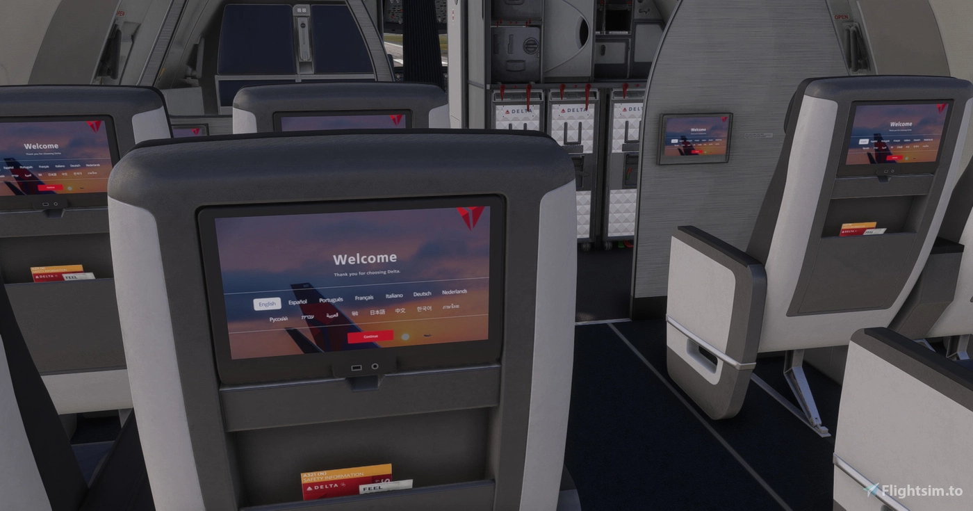 Delta Airlines N589DT "100 Years" | iniBuilds A321LR | 8K w/cabin for ...