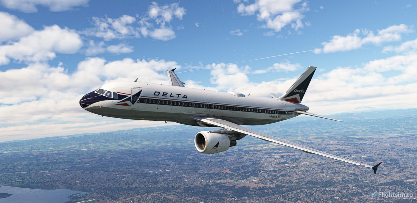 Delta Airlines (Retro Livery) 8K | Fictional | Requested for Microsoft ...