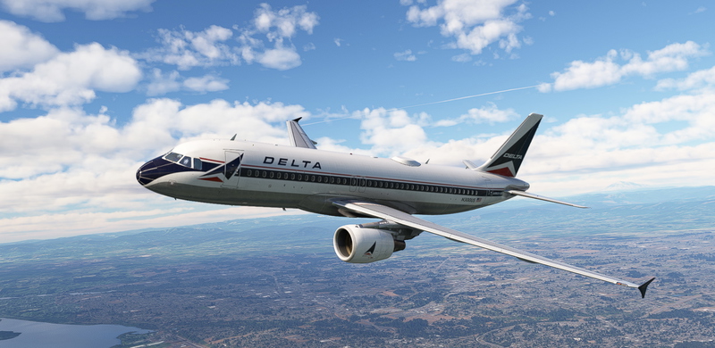 Delta Airlines (Retro Livery) 8K | Fictional | Requested for Microsoft ...