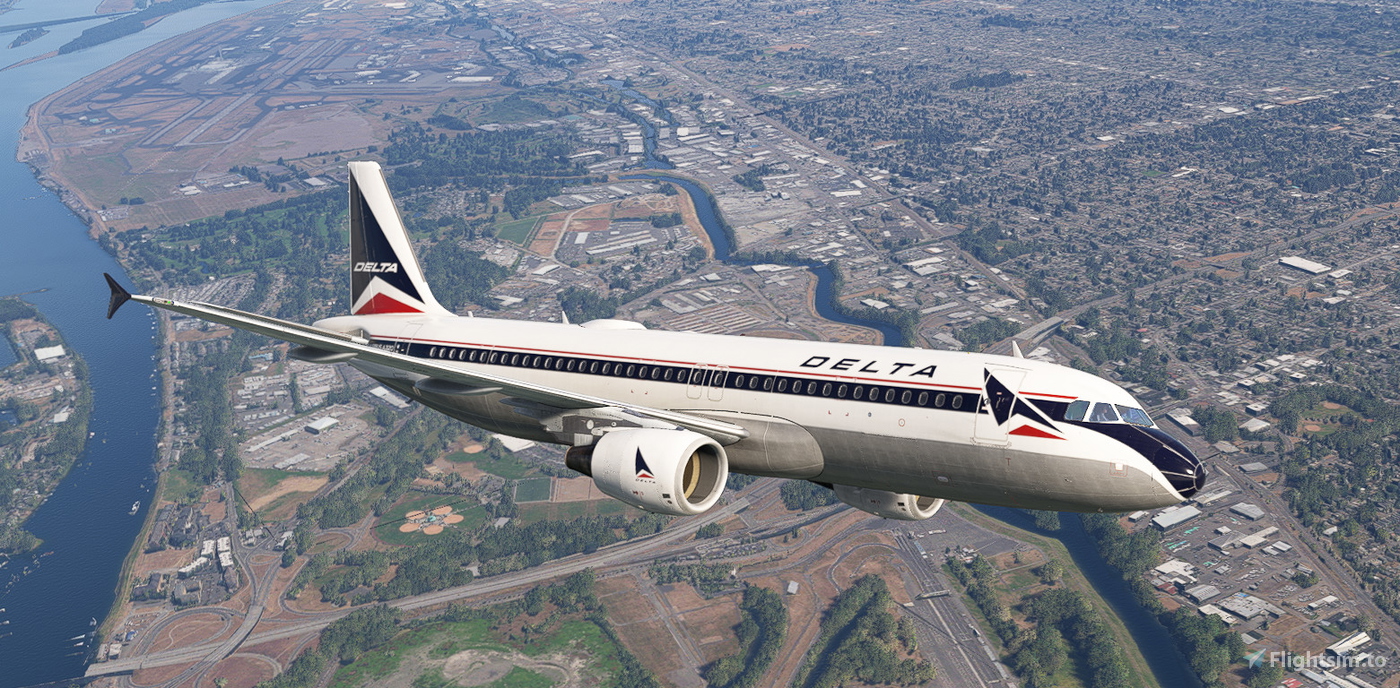 Delta Airlines (Retro Livery) 8K | Fictional | Requested for Microsoft ...