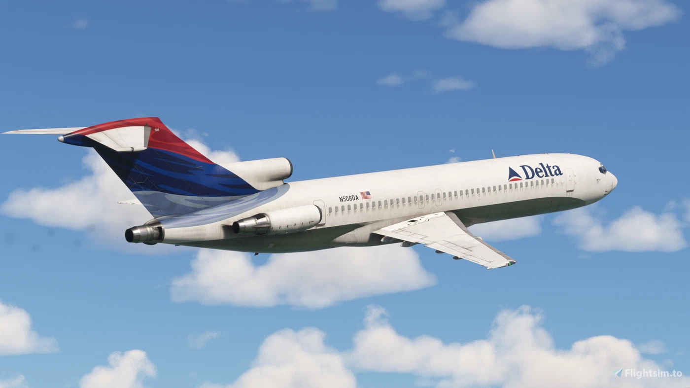 Delta ("Colors in Motion" / "Wavy Gravy" - N508DA) - FlightSim Studio ...