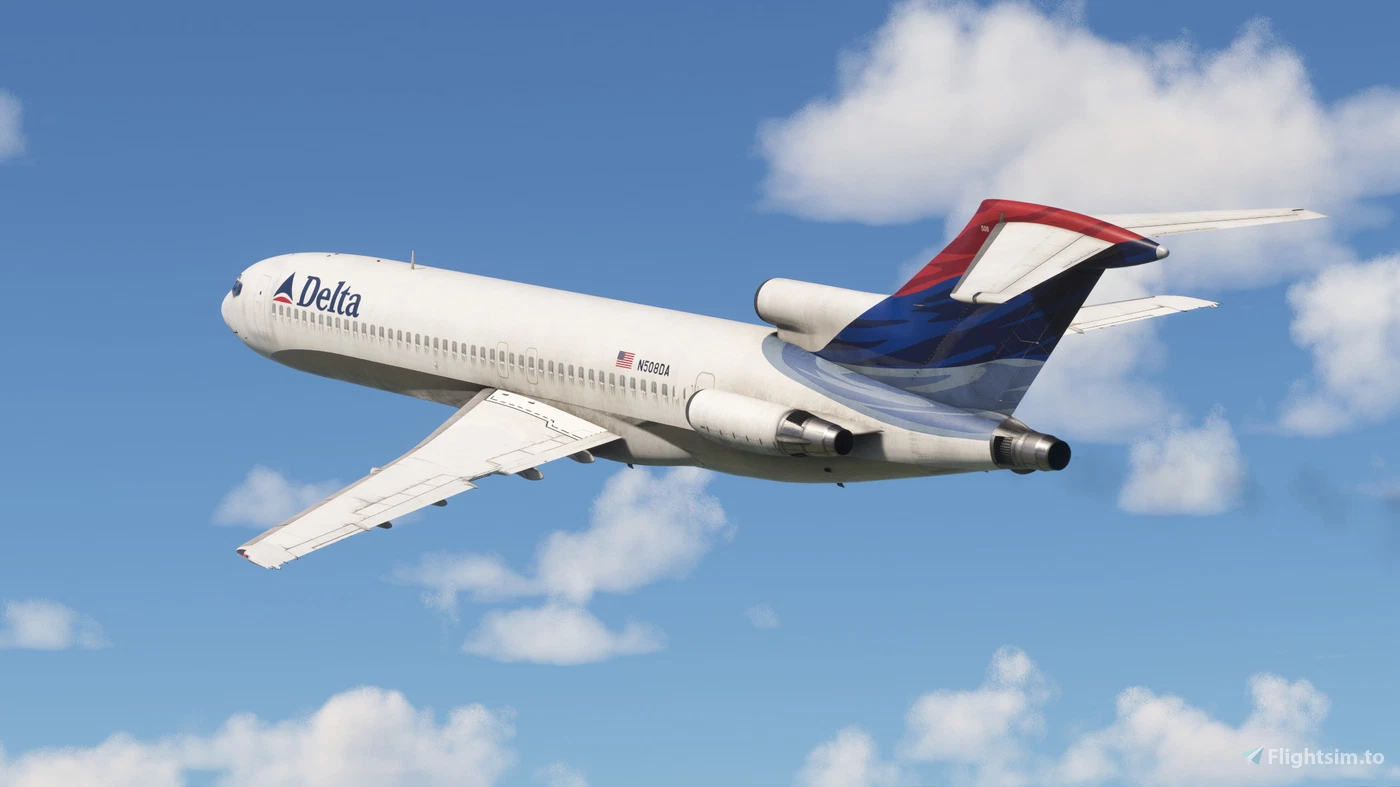 Delta ("Colors in Motion" / "Wavy Gravy" - N508DA) - FlightSim Studio ...