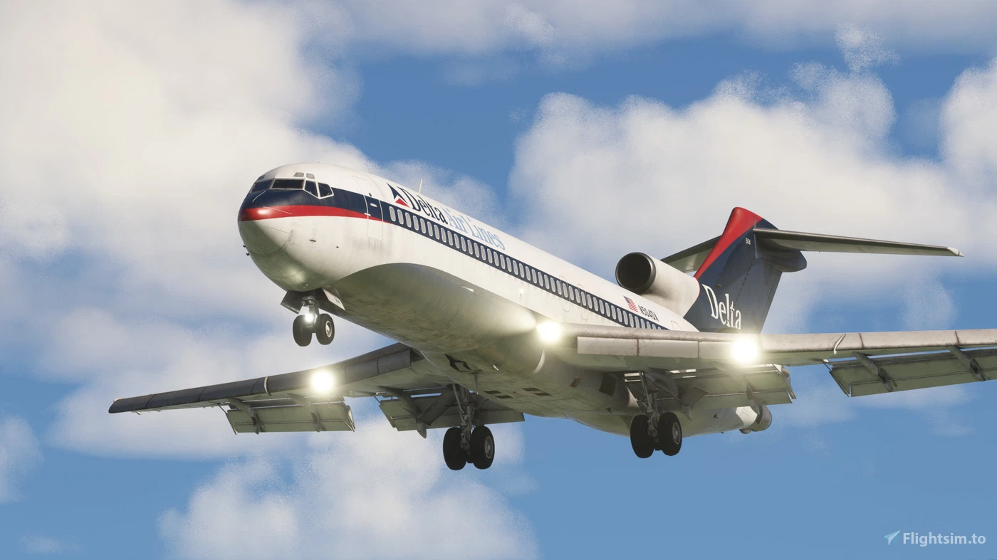 Delta (Ron Allen / Interim Colors - N504DA) - FlightSim Studio 727-200 ...