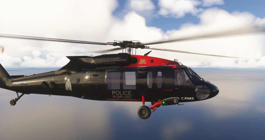 Delta Simulations UH-60 Livery - RCMP Canada (C-FHKS) for Microsoft ...