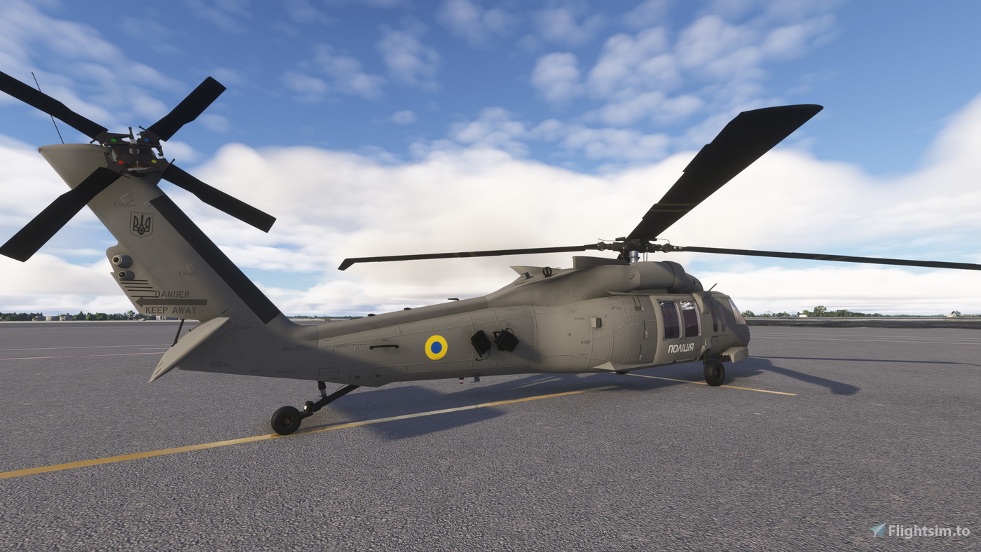 Delta Simulations UH-60 | National Police of Ukraine für Microsoft Flight Simulator | MSFS