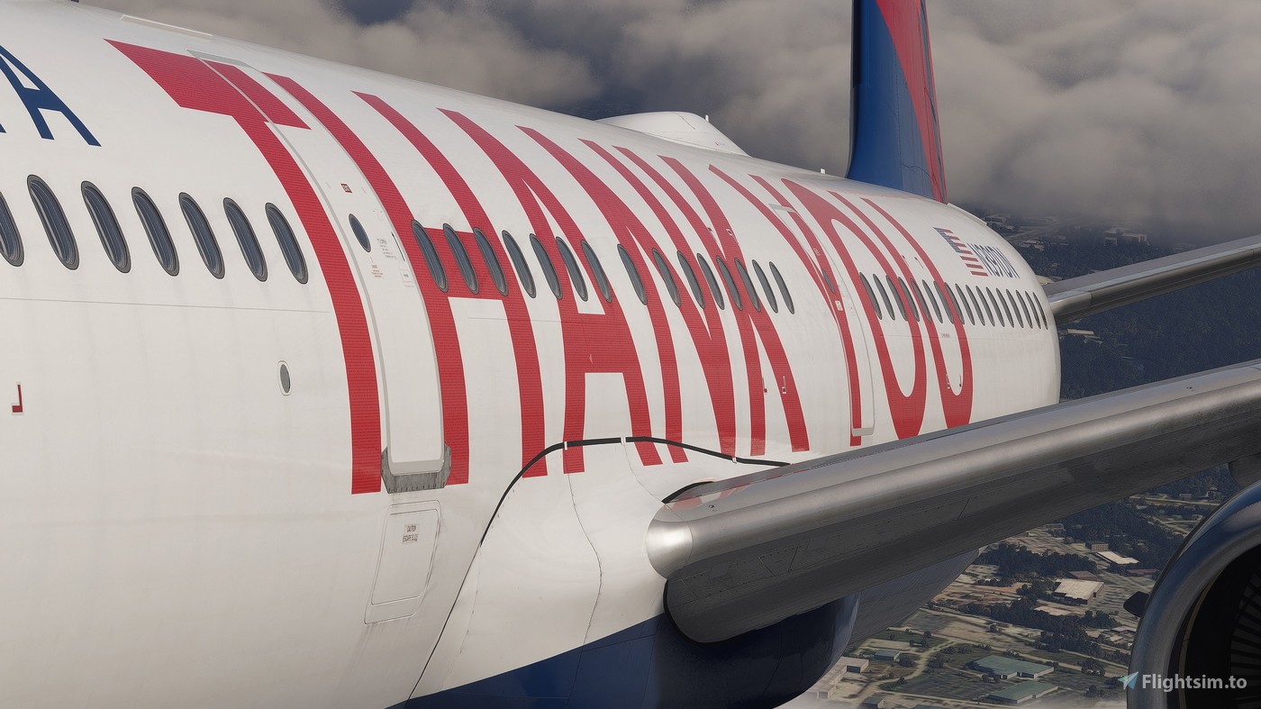 Delta "Thank You" ("Fictional") - Fenix A321 for Microsoft Flight ...