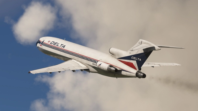 Delta (Widget - N8892Z) - FlightSim Studio 727-200 PAX for Microsoft ...