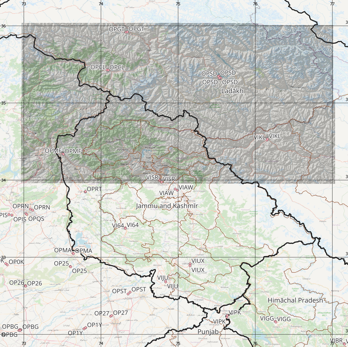 DEM | ETM10m Enhanced Terrain Mesh for Jammu and Kashmir - Kashmir for ...
