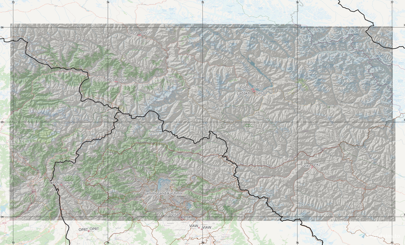 DEM | ETM10m Enhanced Terrain Mesh for Jammu and Kashmir - Kashmir for ...
