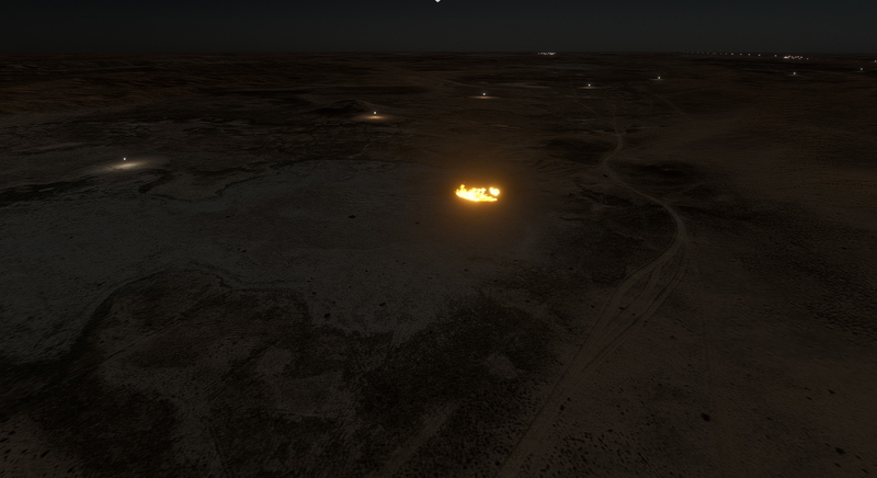 Derweze crater (Scenery & POI) for Microsoft Flight Simulator | MSFS