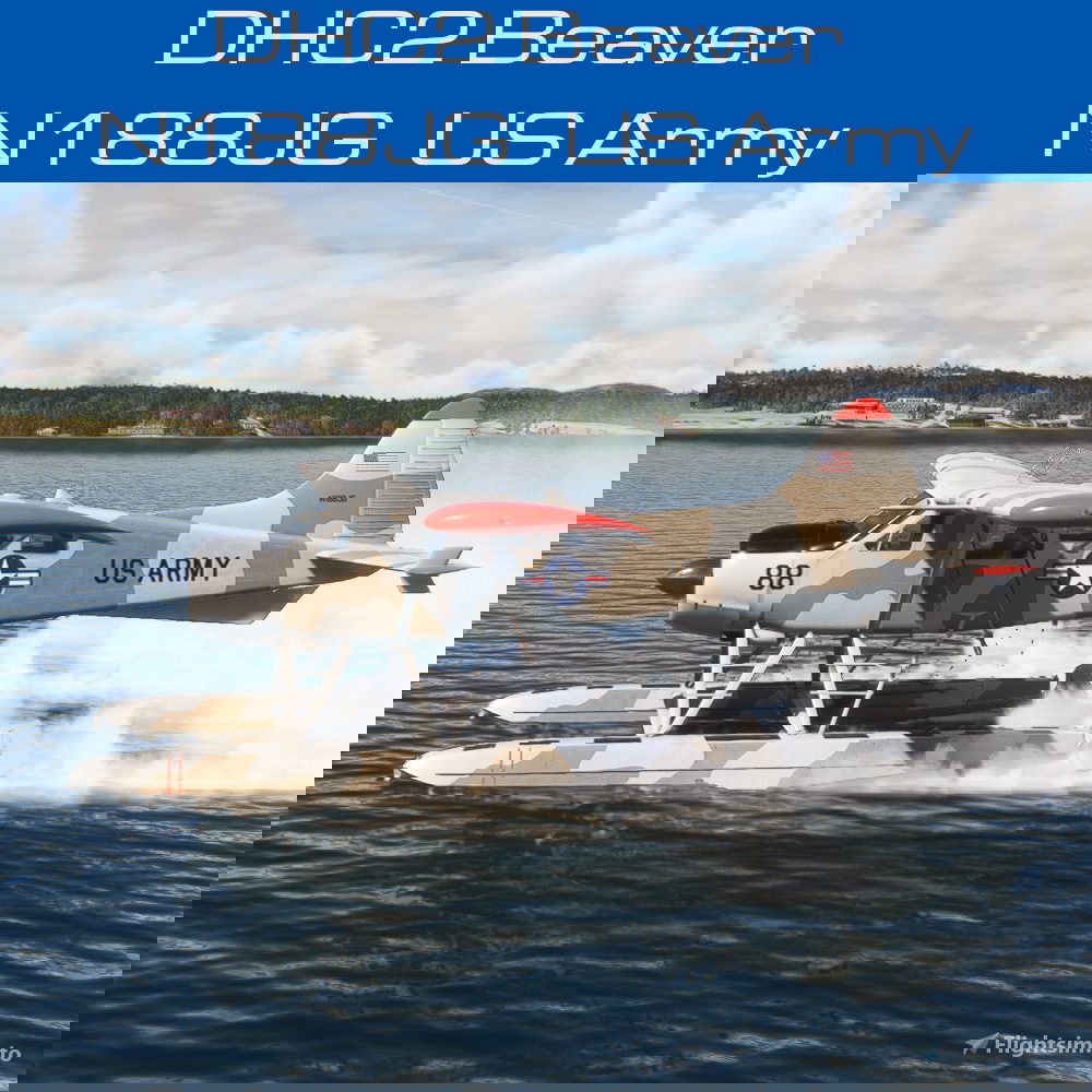 DHC2 Beaver N188JG US Army for Microsoft Flight Simulator | MSFS