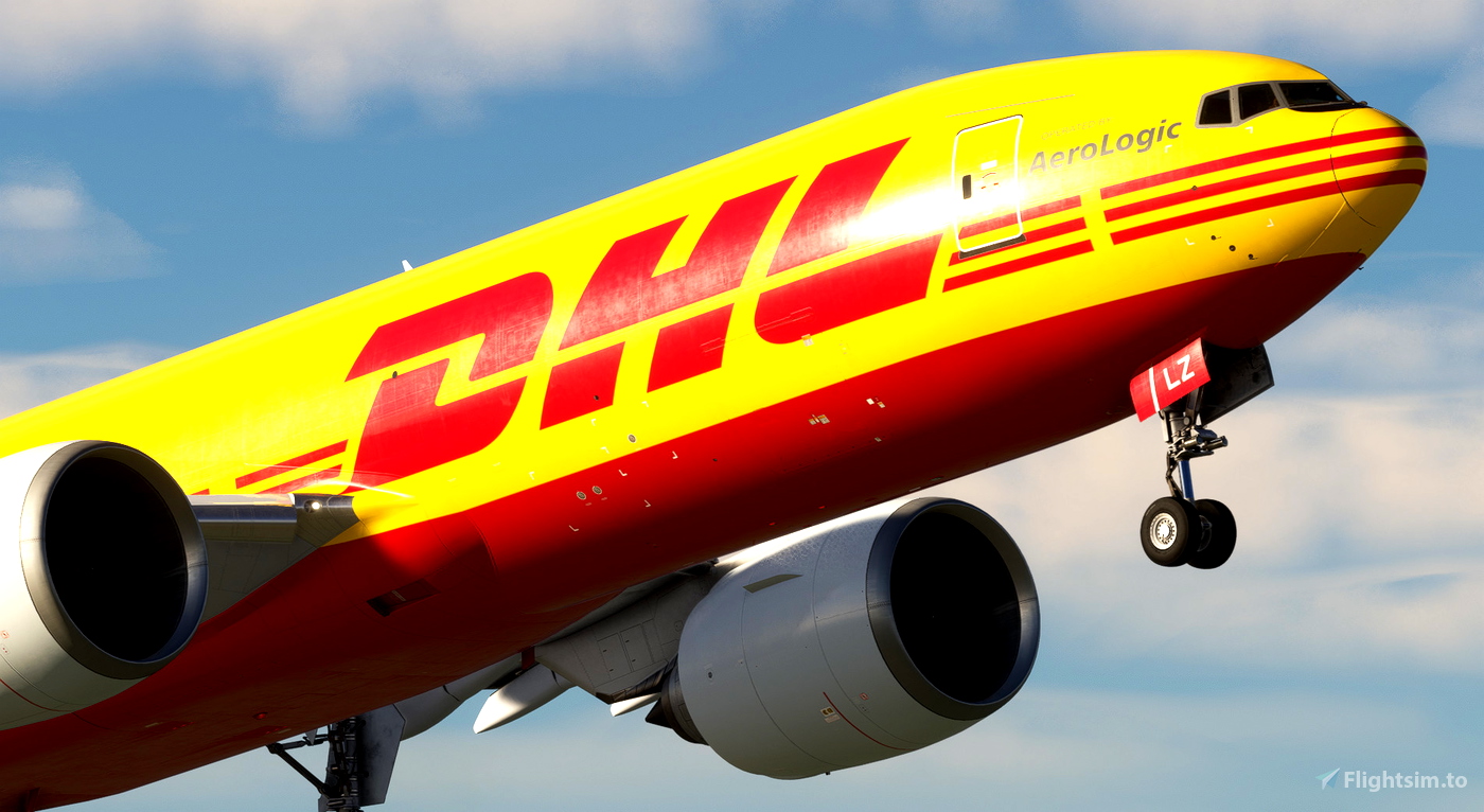Threads - DHL AeroLogic [Pack] | PMDG 777F para Microsoft Flight Simulator | MSFS