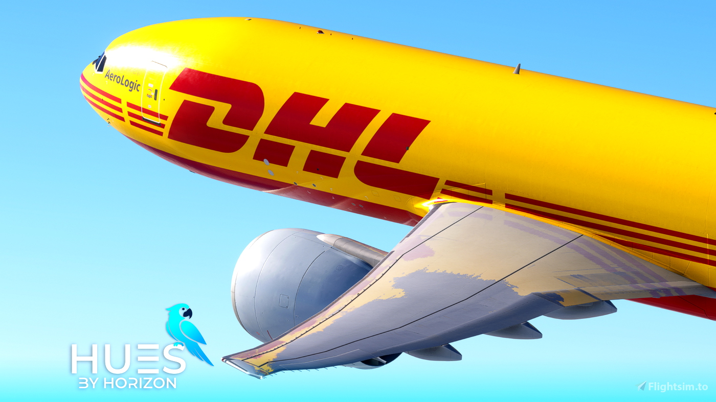 Threads - DHL AeroLogic [Pack] | PMDG 777F for Microsoft Flight Simulator | MSFS