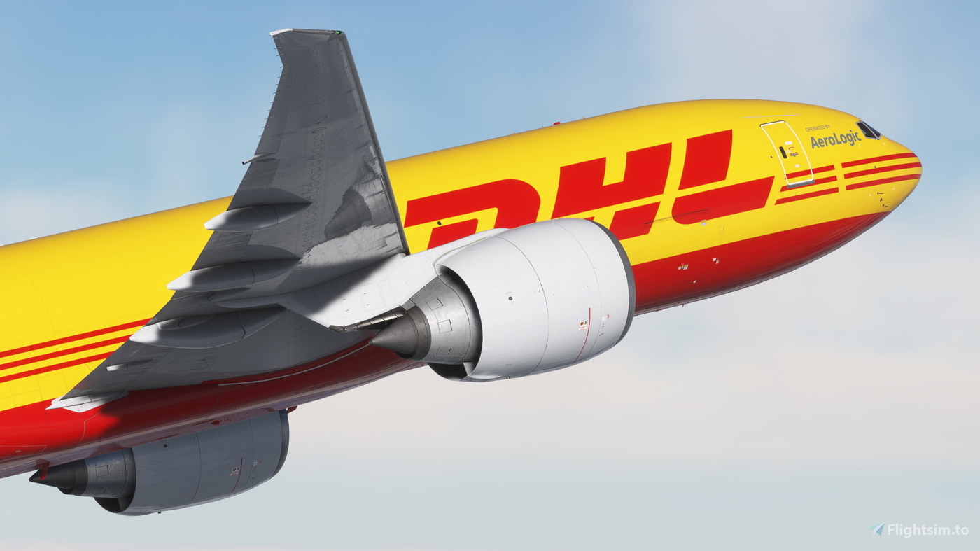 DHL Aerologic [Pack] PMDG B777F for Microsoft Flight Simulator | MSFS