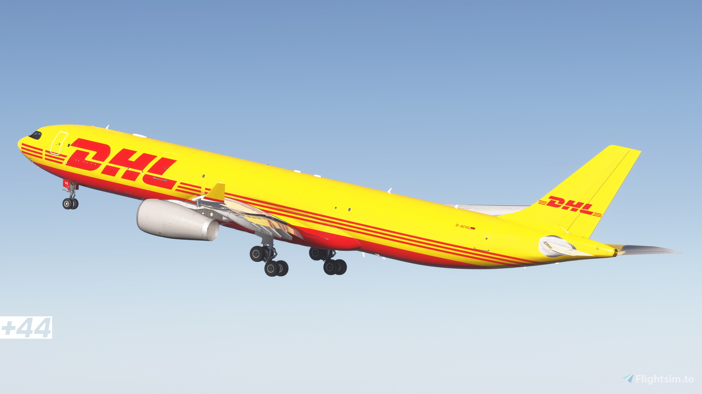 DHL (D-ACVG) iniBuilds A330-300P2F - 8K for Microsoft Flight Simulator | MSFS