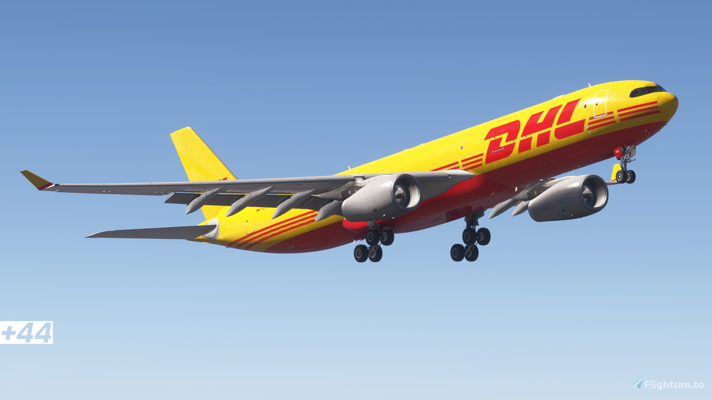DHL (D-ACVG) iniBuilds A330-300P2F - 8K for Microsoft Flight Simulator ...