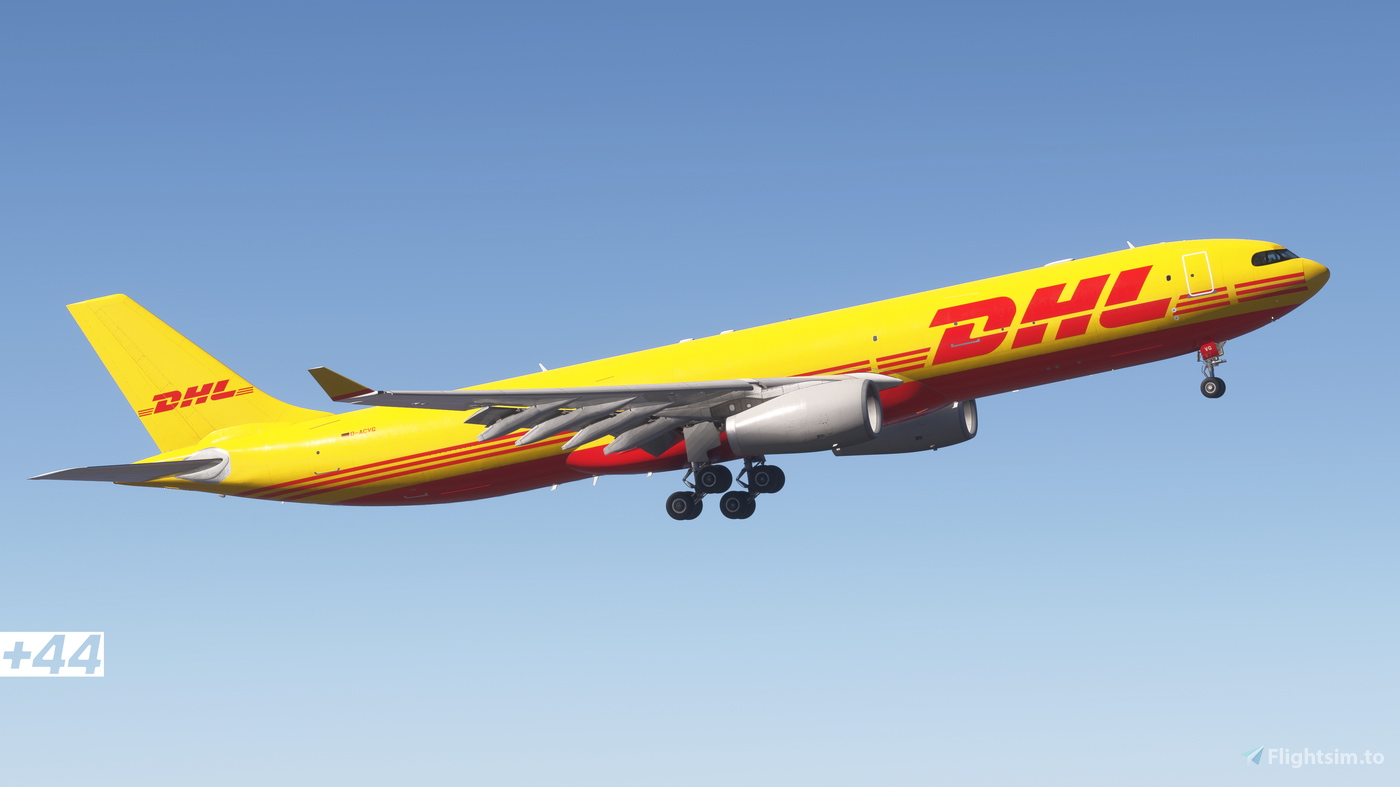 DHL (D-ACVG) iniBuilds A330-300P2F - 8K for Microsoft Flight Simulator | MSFS