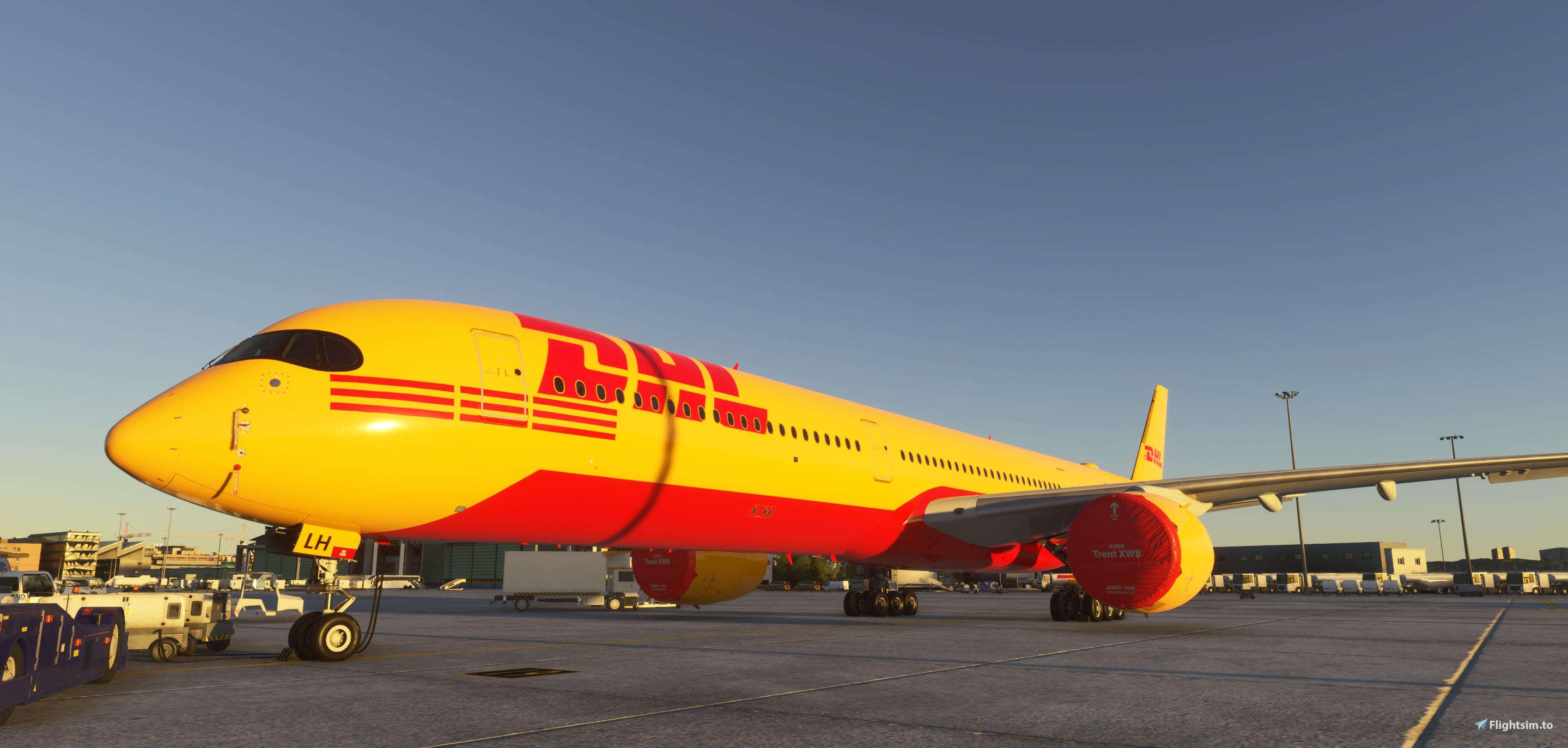 DHL Liverie INI-A350 G-CDGR MSFS24-MSFS2020 - MSFS Add-on - Flightsim.to