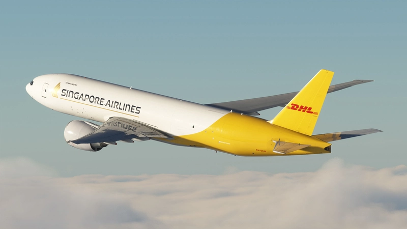 DHL Singapore Airlines [9V-DHB] PMDG B777F for Microsoft Flight ...