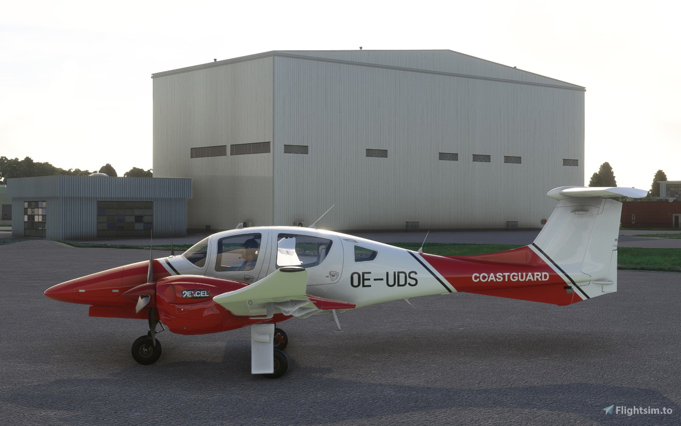 Diamond DA62 Coast Guard para Microsoft Flight Simulator | MSFS