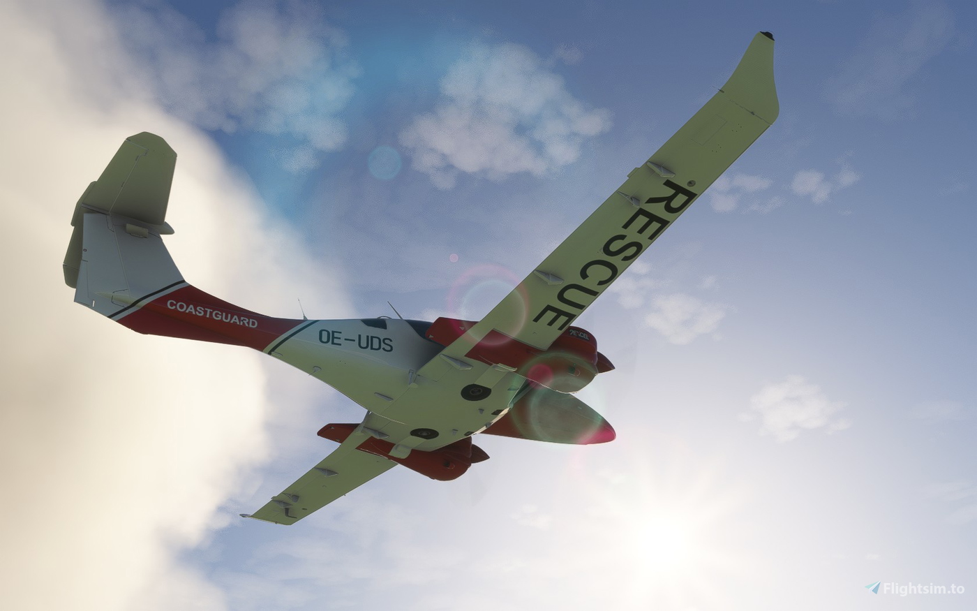Diamond DA62 Coast Guard para Microsoft Flight Simulator | MSFS