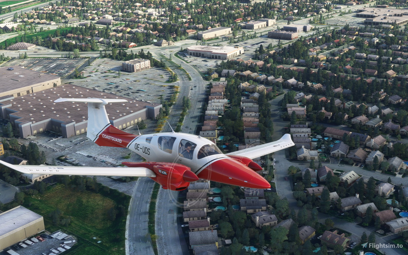 Diamond DA62 Coast Guard pour Microsoft Flight Simulator | MSFS