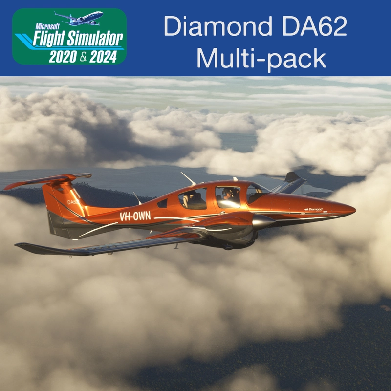 Diamond DA62 Liveries for Microsoft Flight Simulator | MSFS