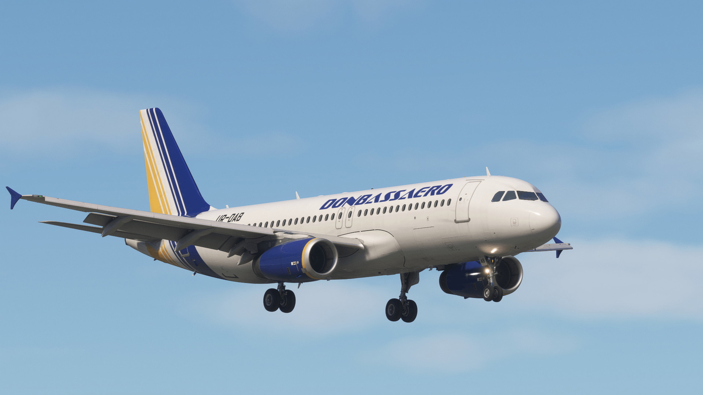 Donbassaero | UR-DAB | Fenix A320 V2 | 8K Textures | CRT/without CRT ...