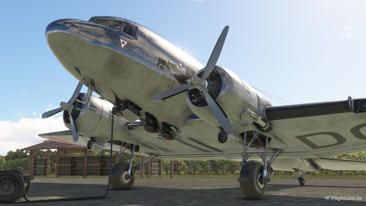 Douglas DC-3 (L2D1) | Imperial Japanese Airways | J-BDOI "Sakura" for ...